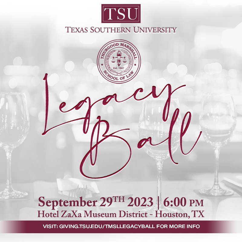 Thurgood Marshall School of Law Legacy Ball – TSU Giving